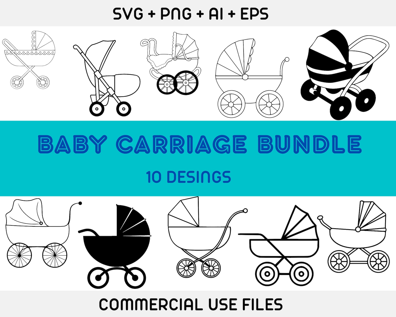 Pram Svg Baby Shower Svg Stroller Svg Baby Svg Pram Svg - Etsy