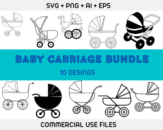 Pram Svg Baby Shower Svg Stroller Svg Baby Svg Pram Svg - Etsy UK