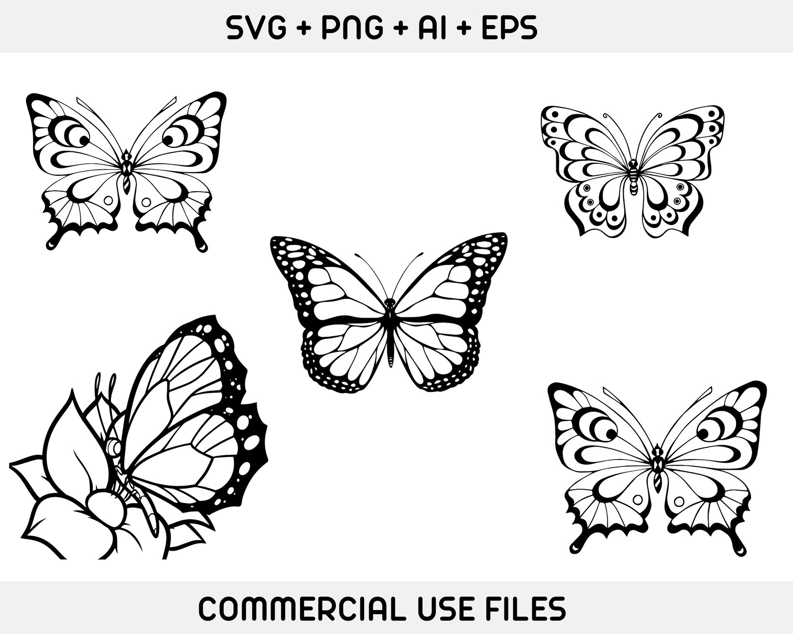Butterfly SVG Bundle Butterfly SVG Butterfly Silhouette - Etsy
