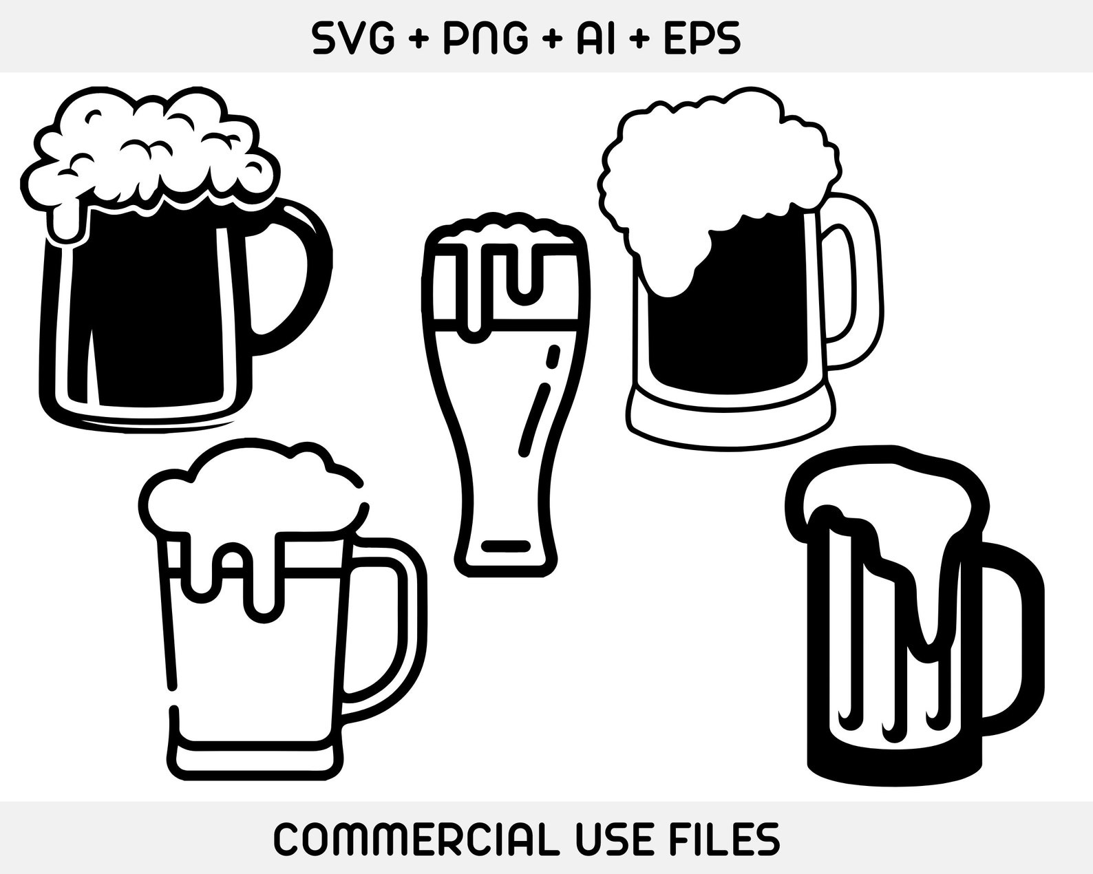 Beer Svg Beers Cheers Svg Beer Mugs Svg Drinking Svg Beer - Etsy UK