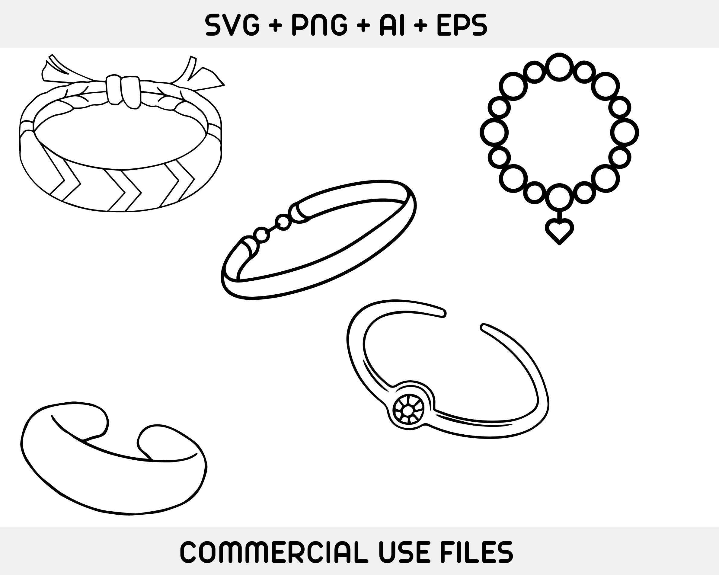 Bracelet Svg Bundle, Bracelet Svg, Bracelet SVG Cut Files, Bracelet ...