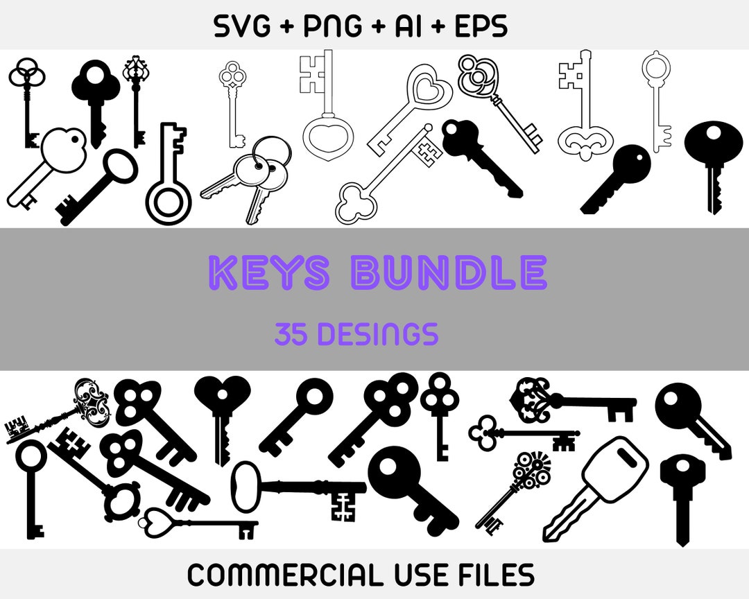 Key Svg Bundle, Antique Key Svg, Lock Svg, Lock and Key Svg, Heart Lock ...