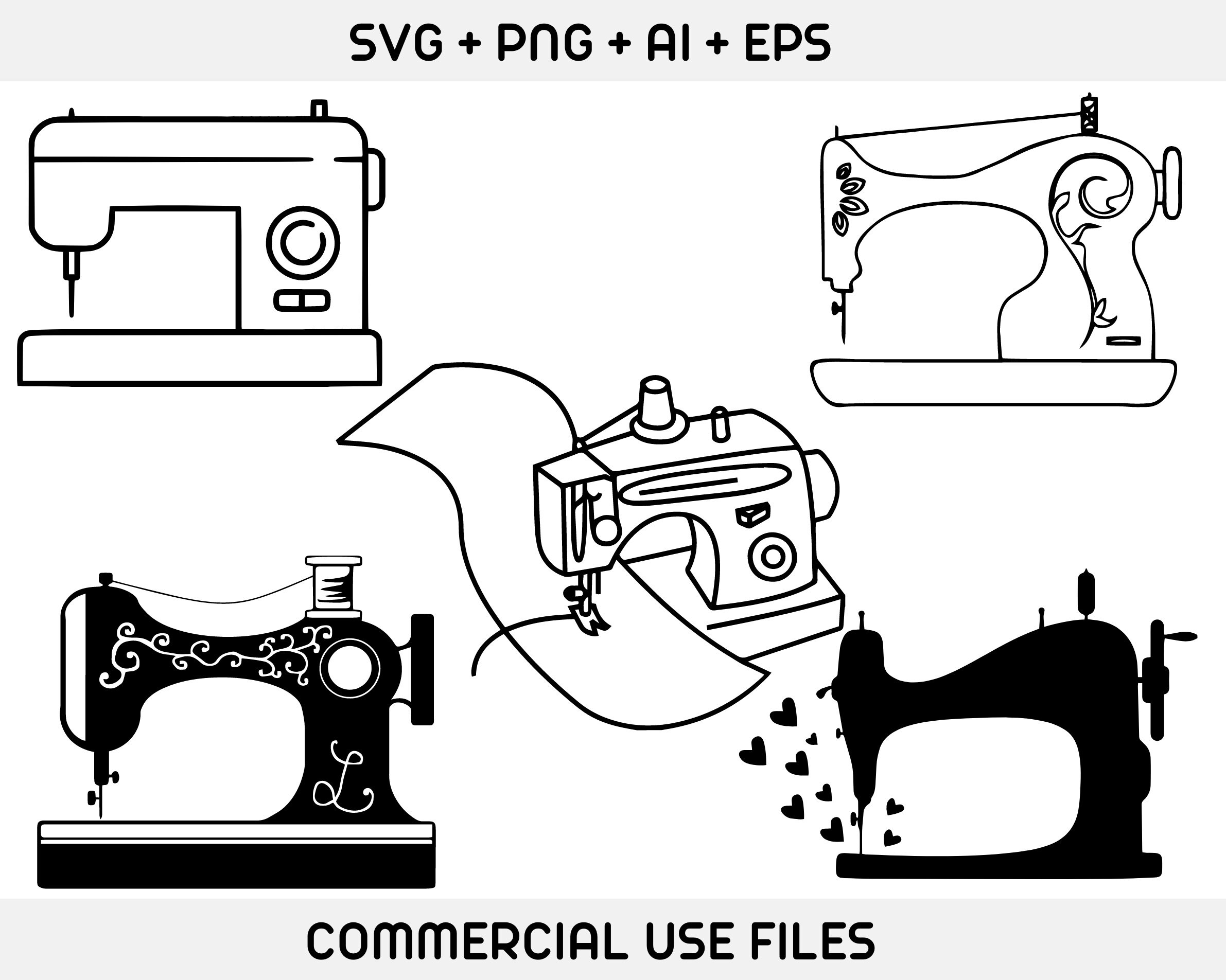 Sewing Machine Svg Seamstress Svg Tailor Svg Sewing - Etsy Australia