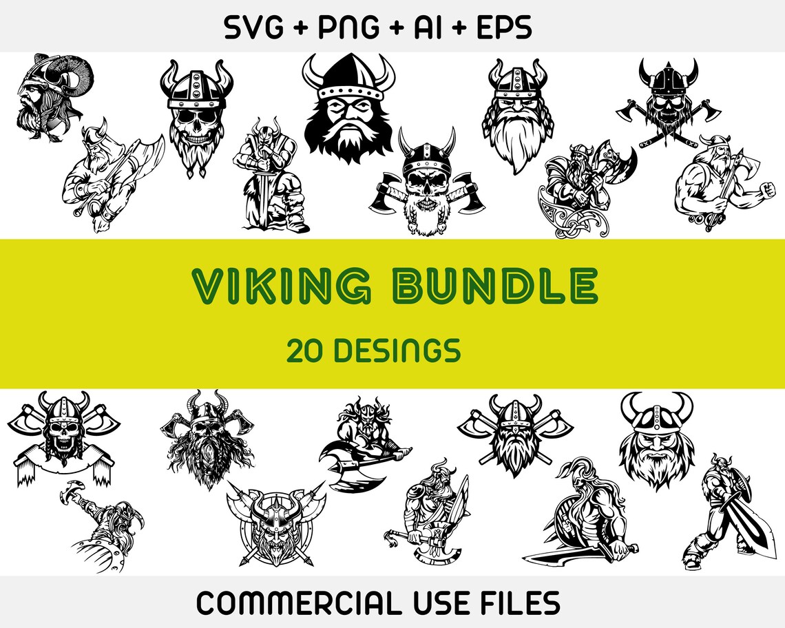 Viking Svg Viking Svg Bundle Viking Tattoo Barbarian Svg - Etsy