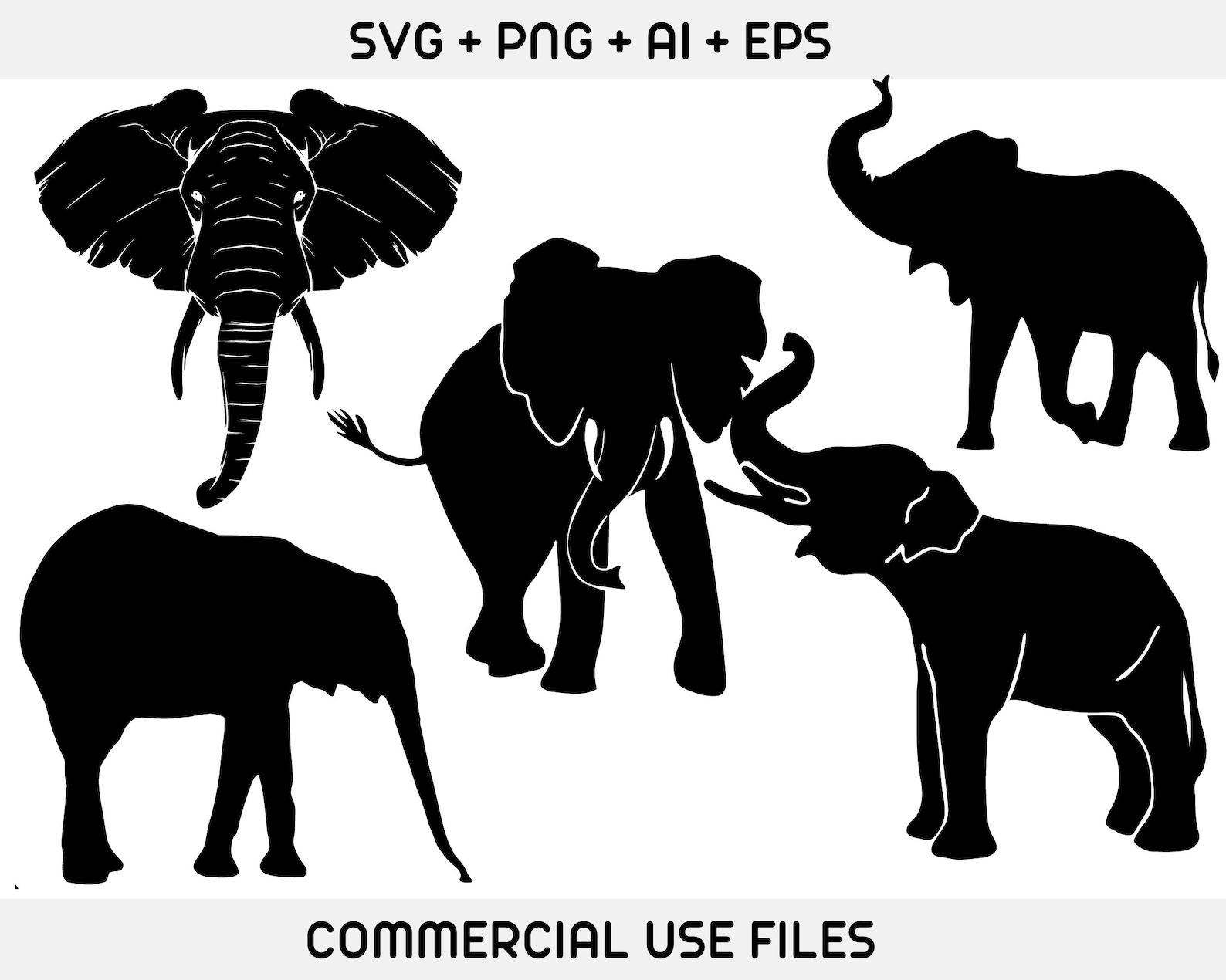 Elephant Svg Elephants Svg Wild Life Svg Africa Animals - Etsy