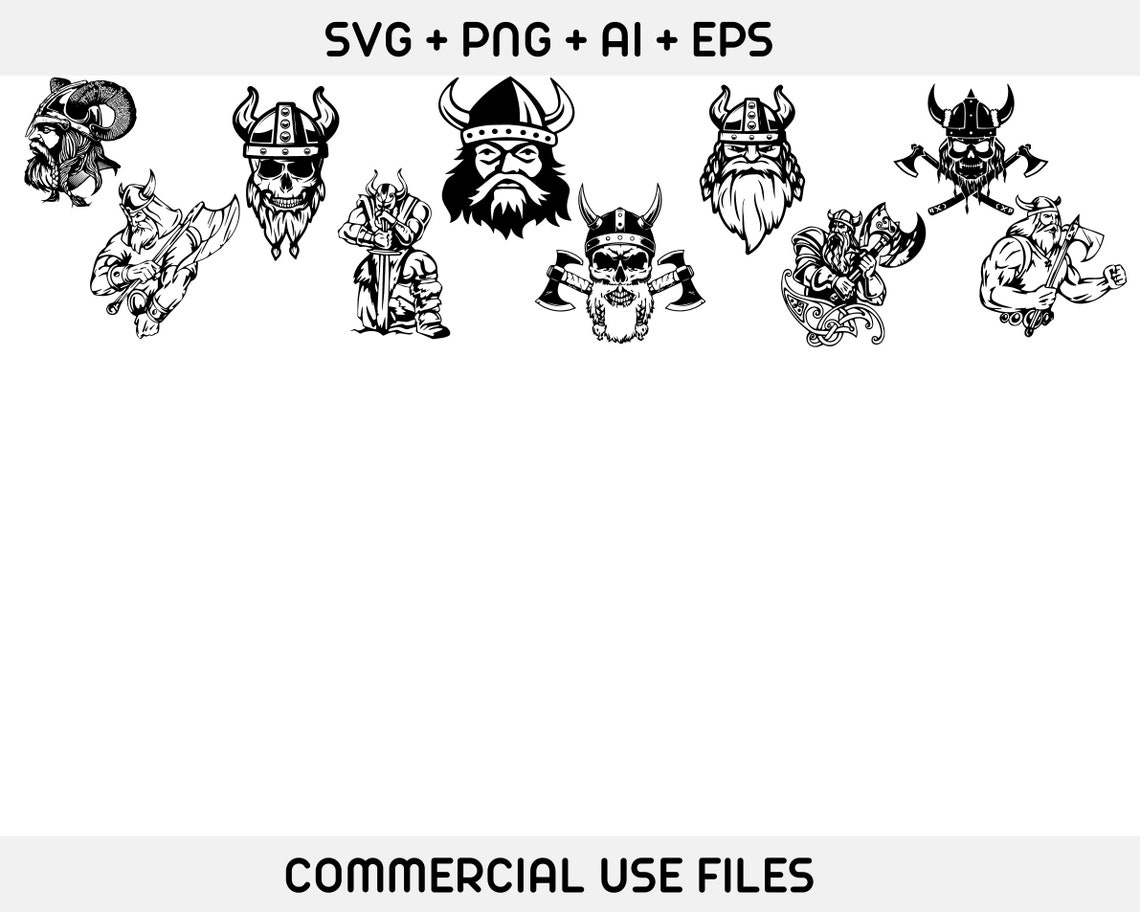 Viking Svg Viking Svg Bundle Viking Tattoo Barbarian Svg - Etsy