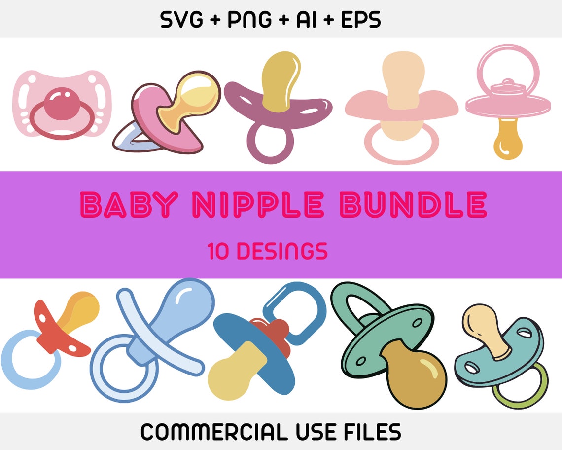 Baby Pacifier Svg Pacifier SVG File Pacifier Vectorsbaby - Etsy