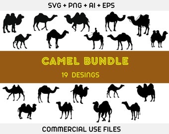 Camel SVG Bundle, Camel Vector, Camel Cut Files, Camel Monogram, Camel ...