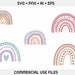 Rainbow Svg Bundle Rainbow Svg Rainbow Clipart Rainbow With - Etsy