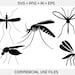 Mosquito SVG, Mosquito PNG, Mosquito Clipart, Mosquito Cut File ...