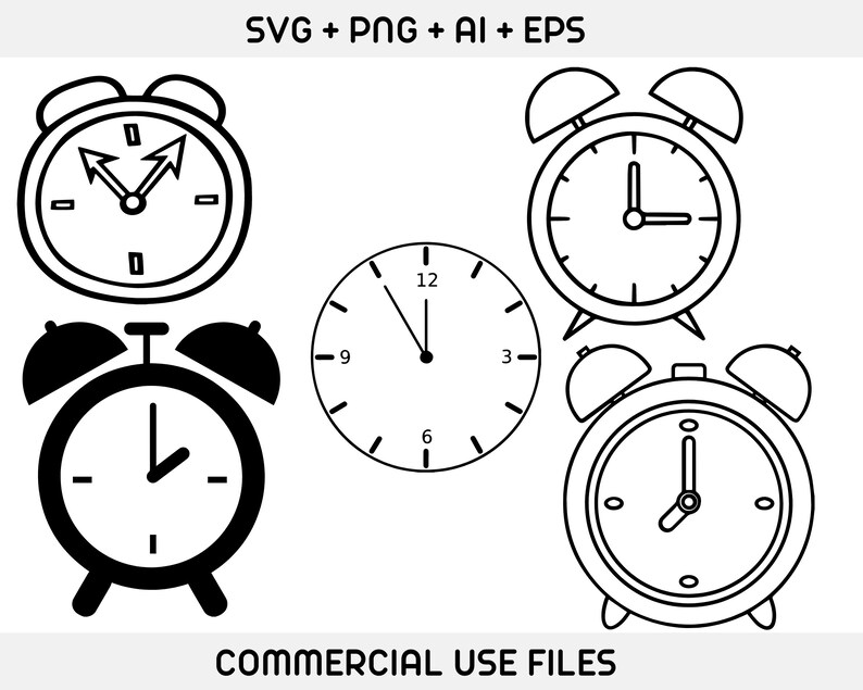 Watch Svg Watch Outline Watch Silhouetteclock Face Svg - Etsy