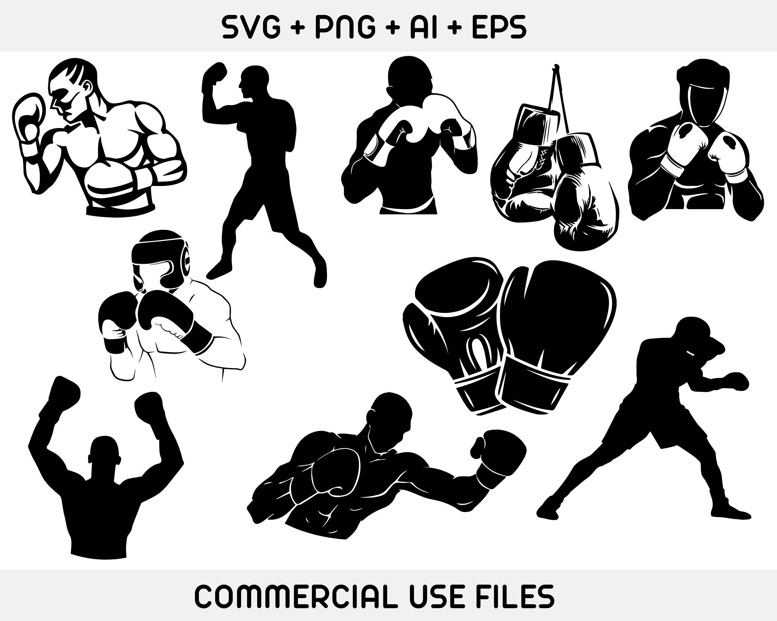Boxing Svg Bundle Boxing Svg Boxing Silhouette Boxing - Etsy Canada