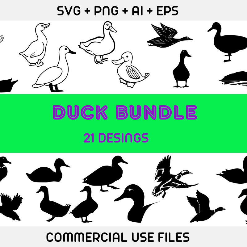 Duck Svg - Etsy