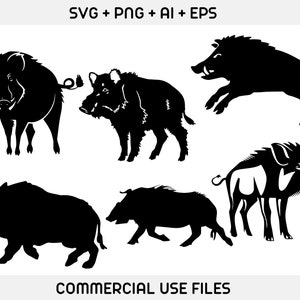 Boar SVG Bundle, Boar Face Svg,boar Vector, Boar Cut Files,boar Svg ...