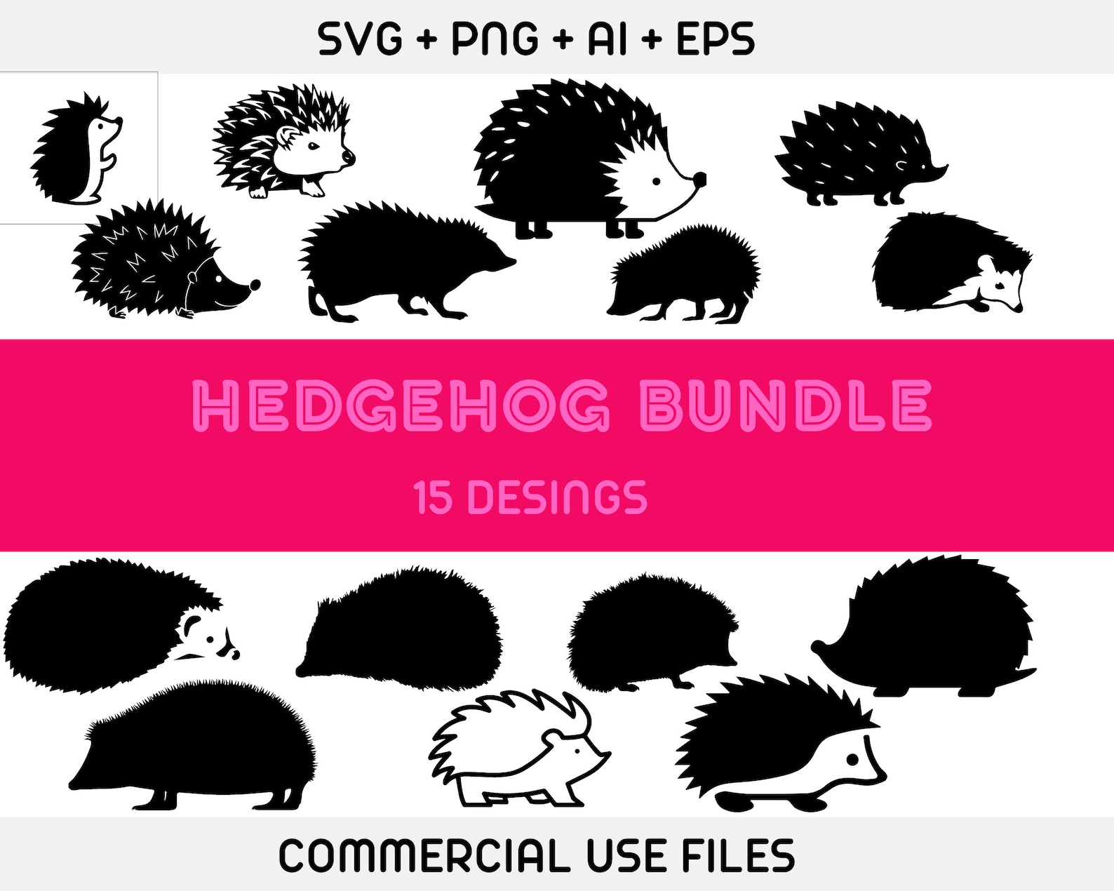 Hedgehog SVG Hedgehog Clipart Hedgehog Svg File Hedgehog - Etsy