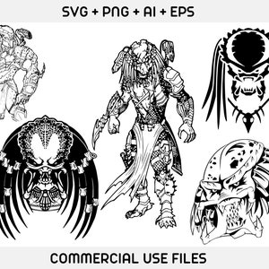 Predator Svg Bundle,predator SVG, Predator Clip Art, Depredador Svg ...