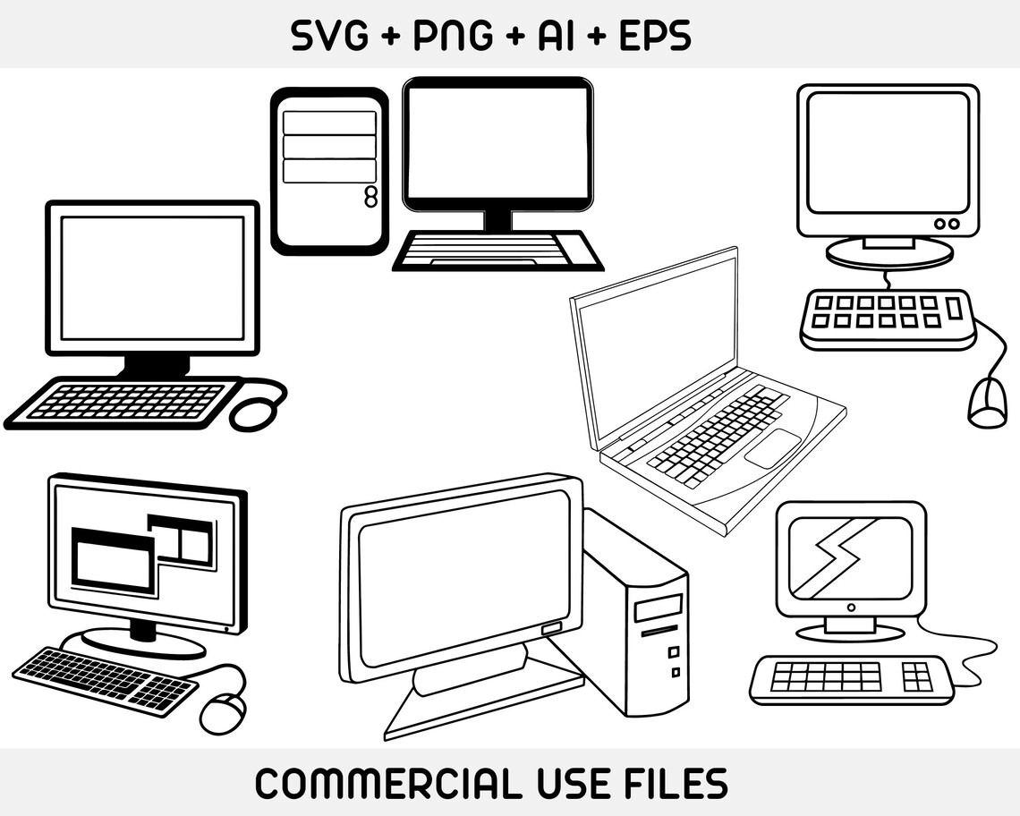 Computer Svg, Laptop Svg, Technology Svg, Laptop Frame Svg, Monogram ...