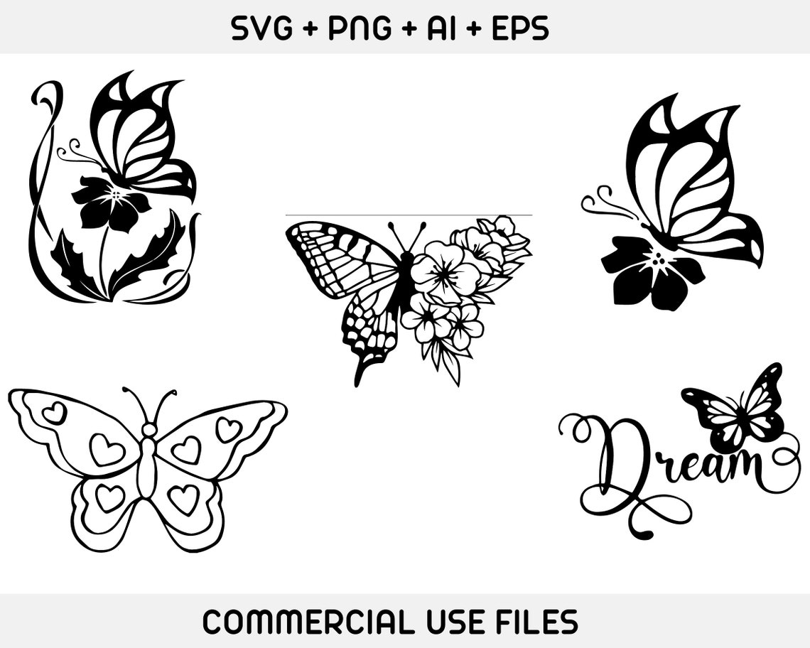 Butterfly SVG Bundle Butterfly SVG Butterfly Silhouette - Etsy