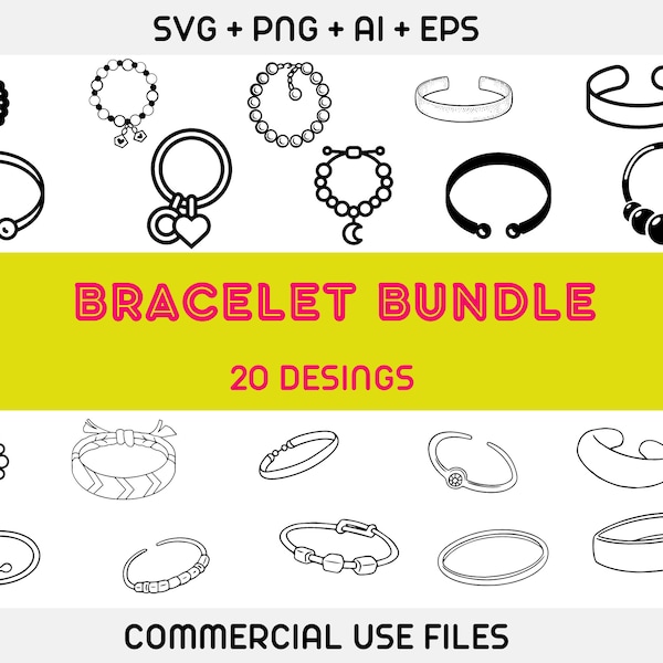 Leather Bracelet Svg - Etsy