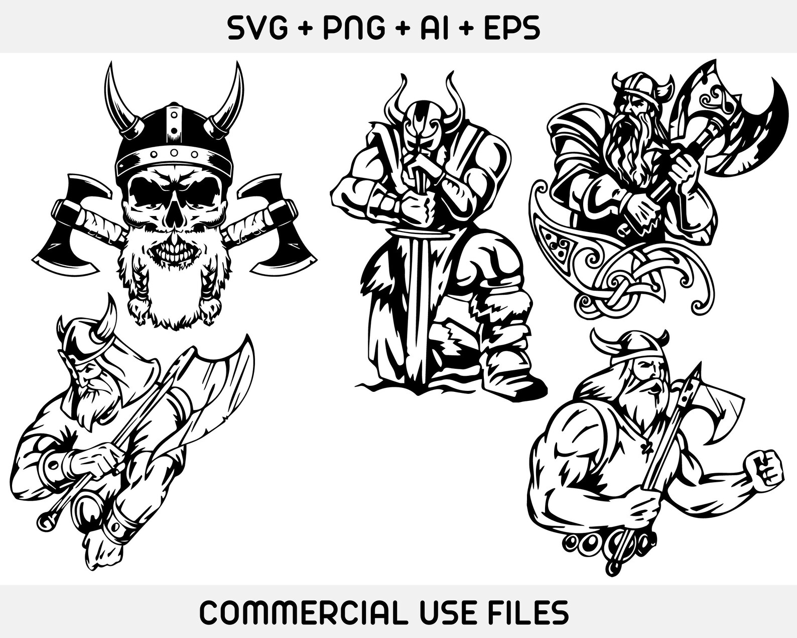 Viking Svg, Viking Svg Bundle, Viking Tattoo, Barbarian Svg, Horns Svg ...