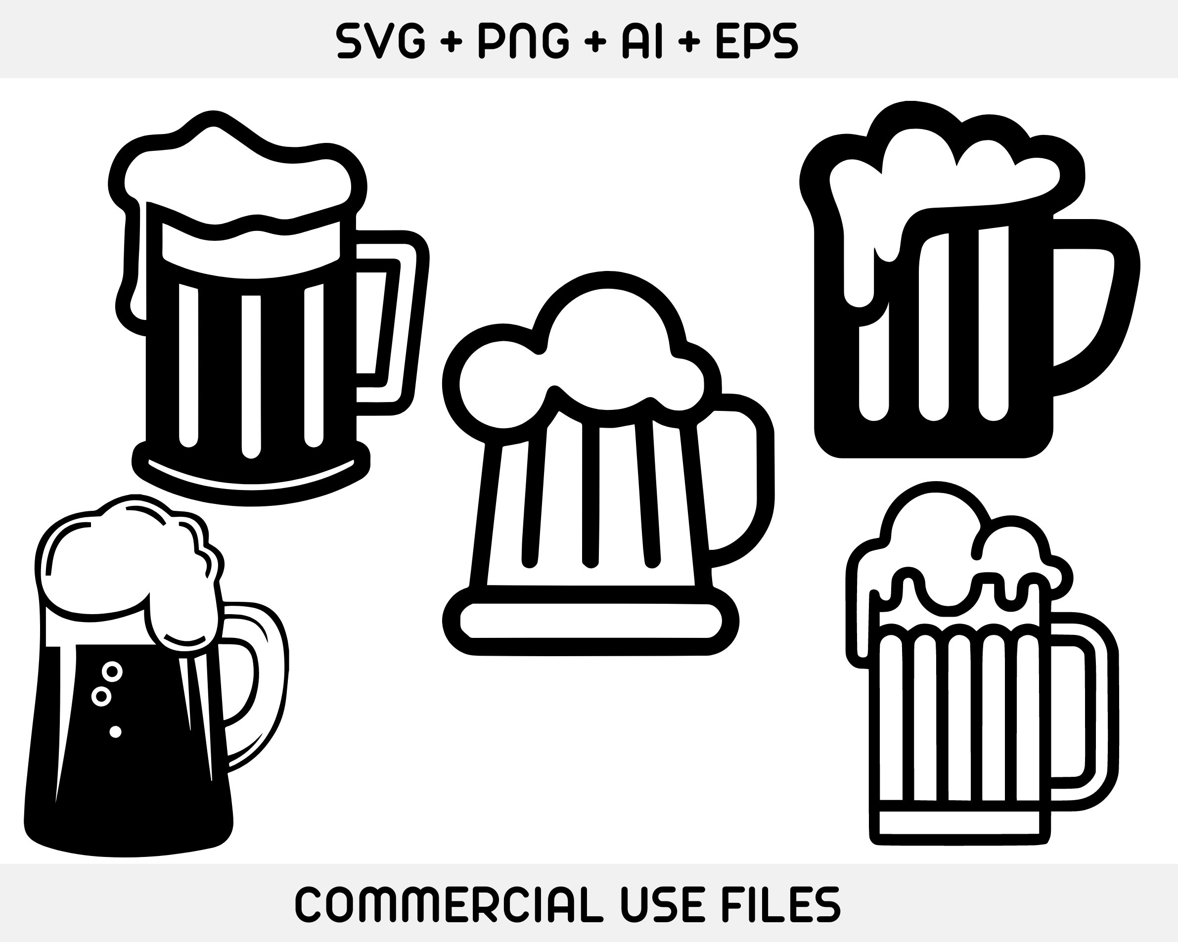 Beer Svg Beers Cheers Svg Beer Mugs Svg Drinking Svg Beer - Etsy UK