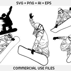 Snowboarding SVG, Snowboard Svg, , Digital Download, Snowboard Svg ...