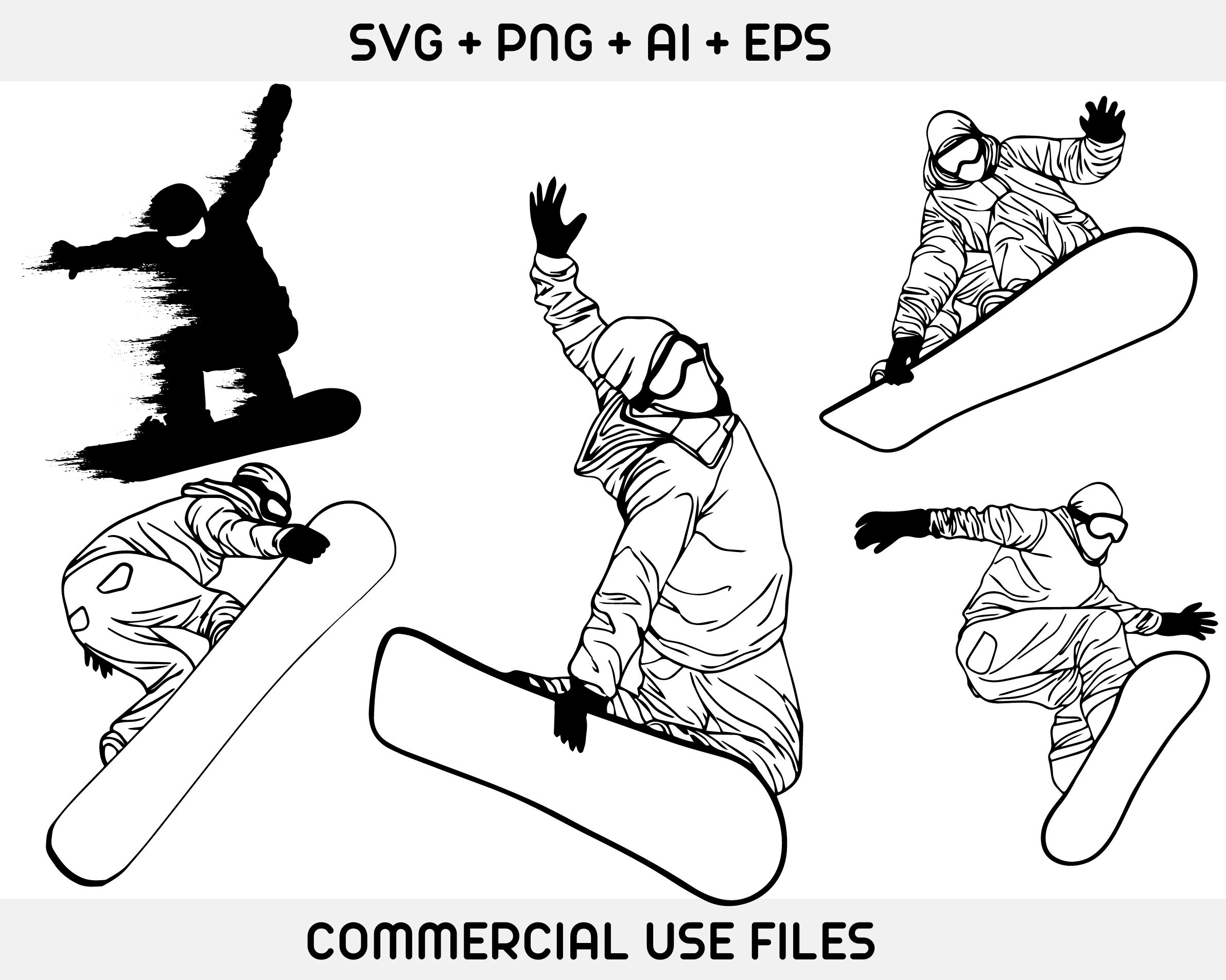 Snowboarding SVG, Snowboard Svg, , Digital Download, Snowboard Svg ...