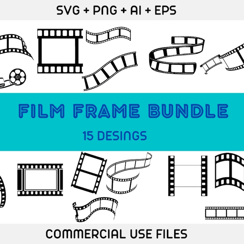 Filmstrip Svg - Etsy