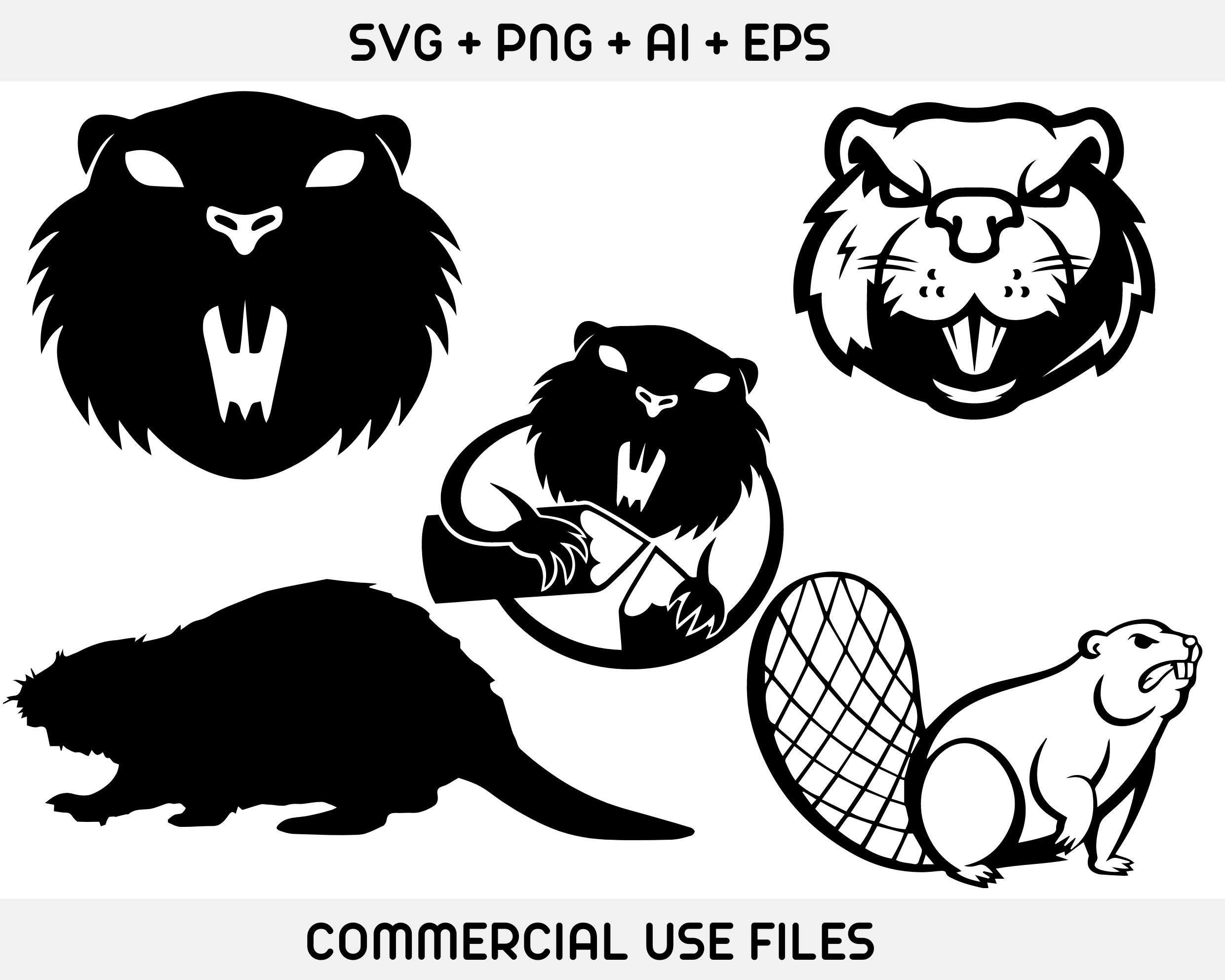 Beaver SVG Animal Svg Beaver Clipart Beaver Cut Files - Etsy