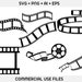 Film Frame Svg, Film Frame Svg Bundle, Film Frame Clipart, Film Frame ...