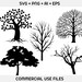 Tree Svg Bundle, Woodland Svg, Png, Forest Svg Bundle, Camping Svg ...