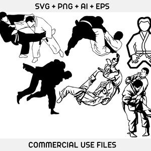 Judo Svg,judo SVG Files,sports Svg,judo Clipart,judo Silhouette,karate ...