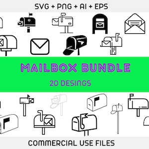 Mailbox Svg, Mail Box Svg, Mailbox Clipart, Box for Mail Svg, Mailbox ...
