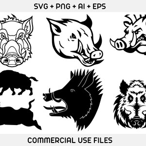 Boar SVG Bundle, Boar Face Svg,boar Vector, Boar Cut Files,boar Svg ...