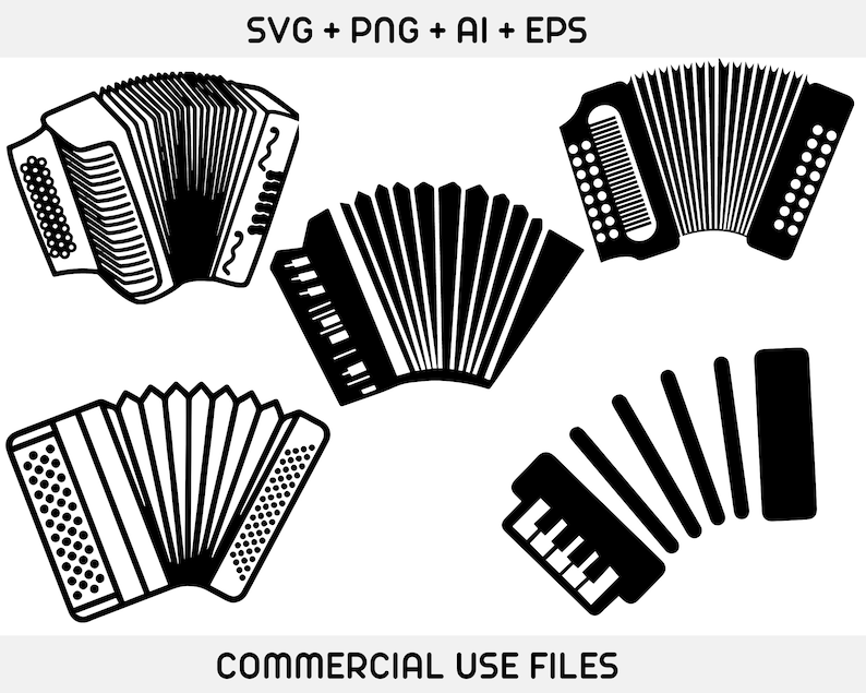 Accordion SVG, Accordion Cut File, Accordion PNG, Accordion Clipart ...