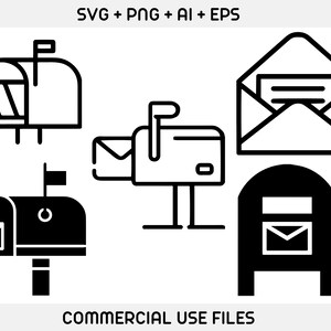 Mailbox Svg, Mail Box Svg, Mailbox Clipart, Box for Mail Svg, Mailbox ...
