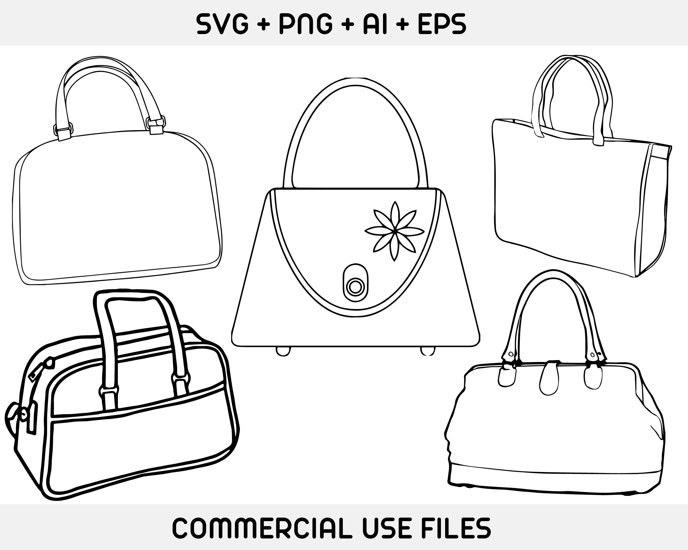 Handbags SVG Handbags Bundle SVG Purse SVG Hand Purse Svg - Etsy UK