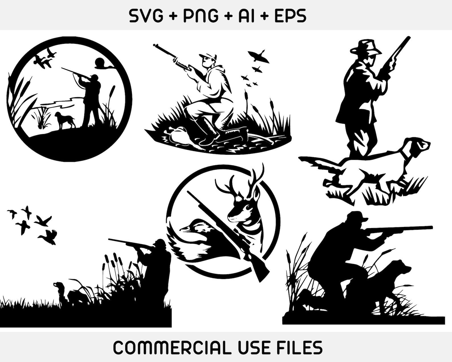 Hunting Svg Bundle Hunting Season Guns Print Animalhunter - Etsy