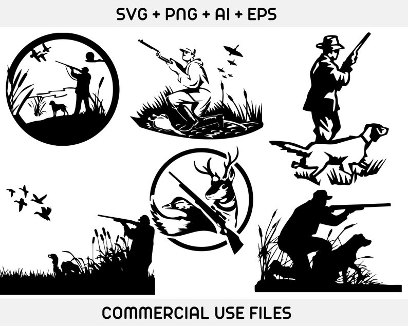 Hunting Svg Bundle Hunting Season Guns Print Animalhunter - Etsy