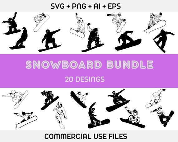 Snowboarding SVG Snowboard Svg Digital Download Snowboard - Etsy