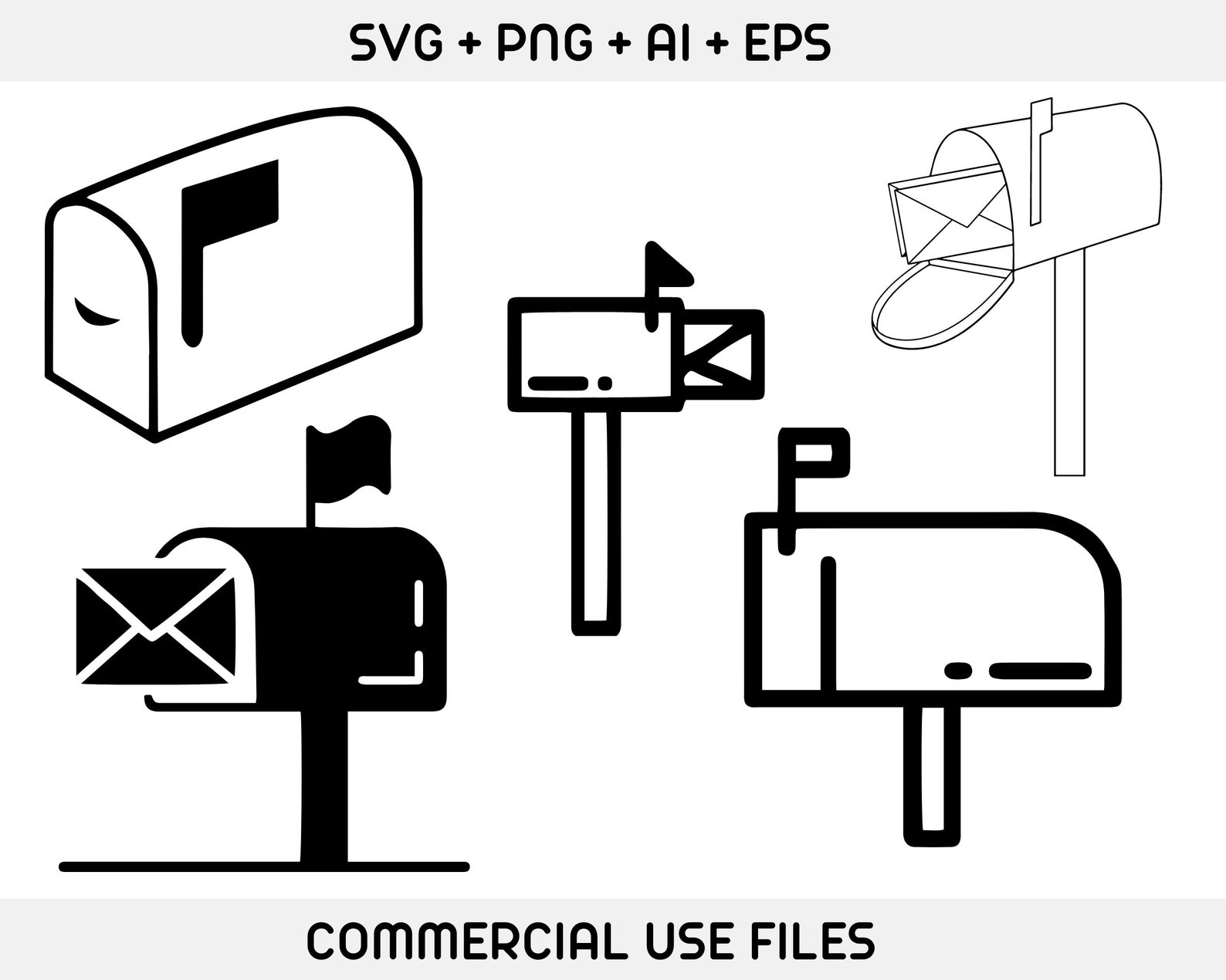 Mailbox Svg Mail Box Svg Mailbox Clipart Box for Mail Svg - Etsy