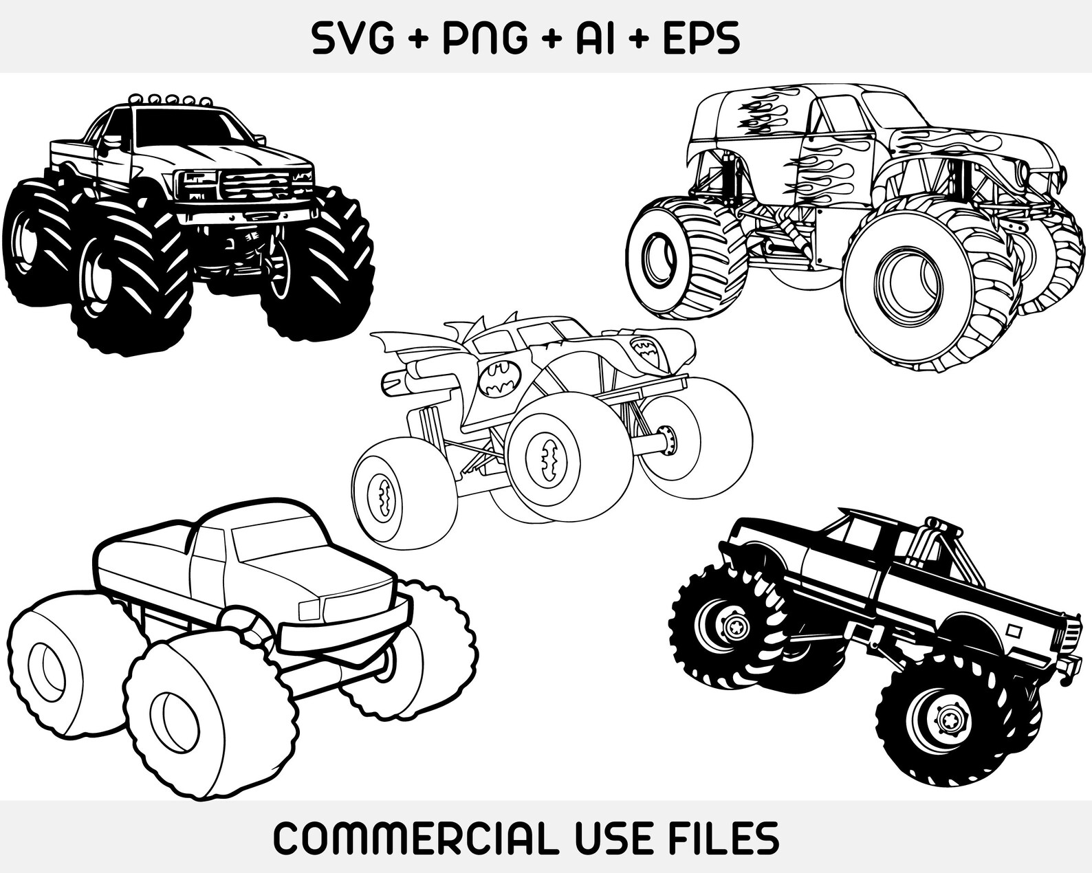 Monster Truck SVG Truck Svg off Road Svg Vehicle Car for - Etsy Australia