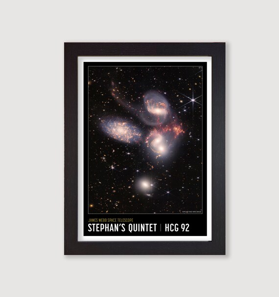 Framed James Webb Space Telescope Poster Print Wall Art - Etsy UK