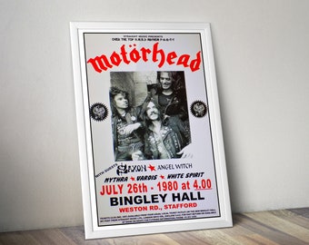 Motorhead Poster | Etsy UK