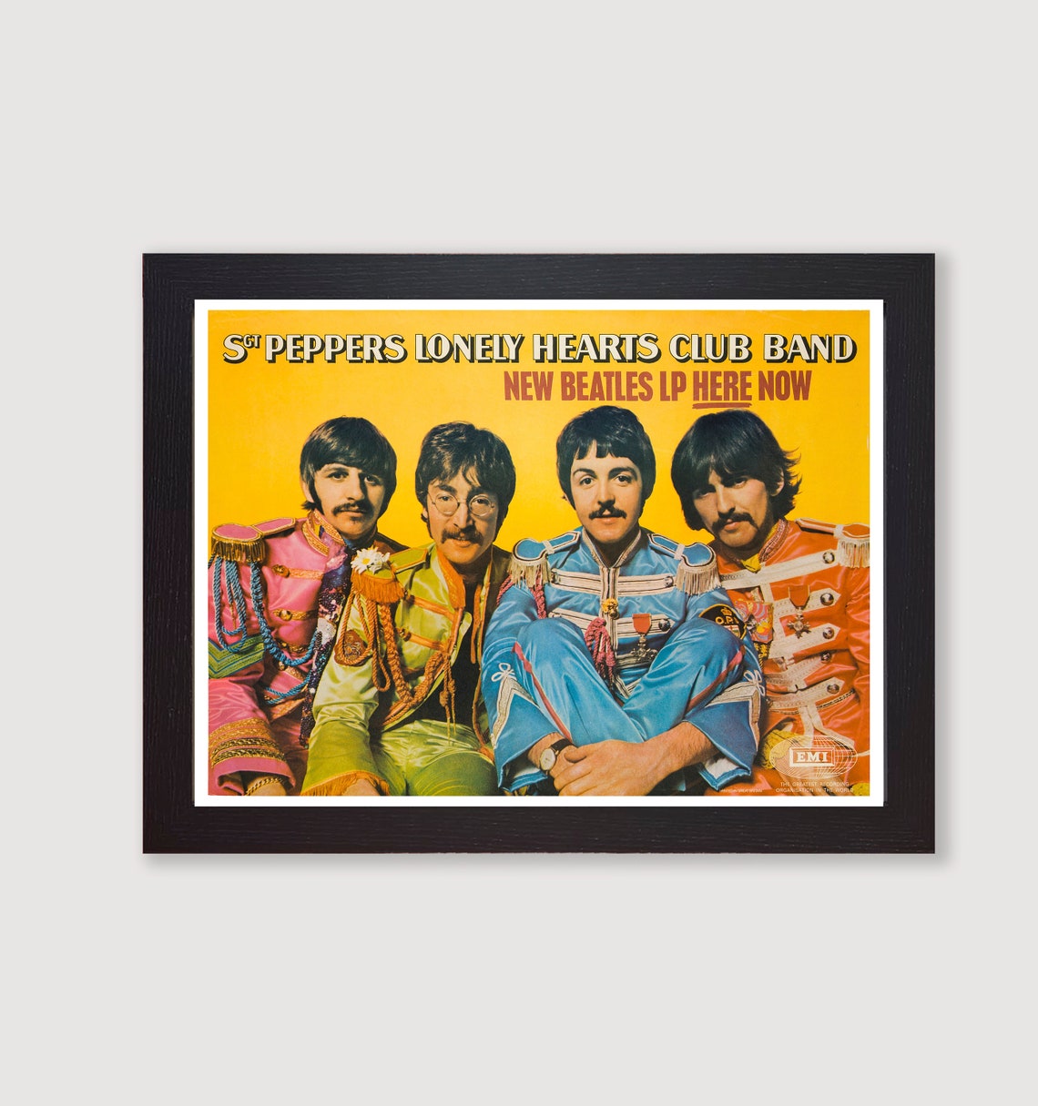 The Beatles Sergeant Pepper Promo Poster Reproduction Print - Etsy