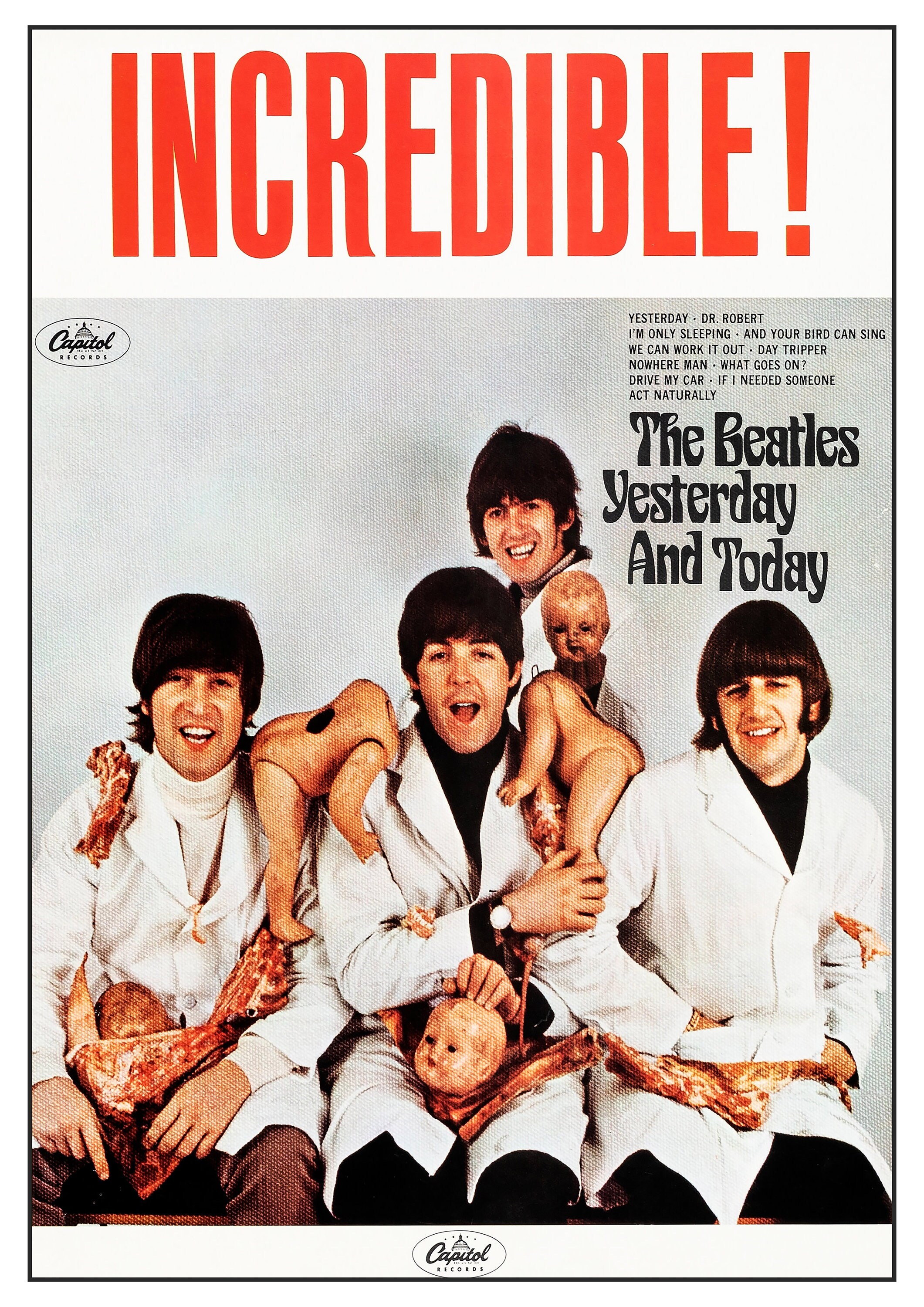 The Beatles Yesterday and Today USA Album Promo Poster - Etsy UK