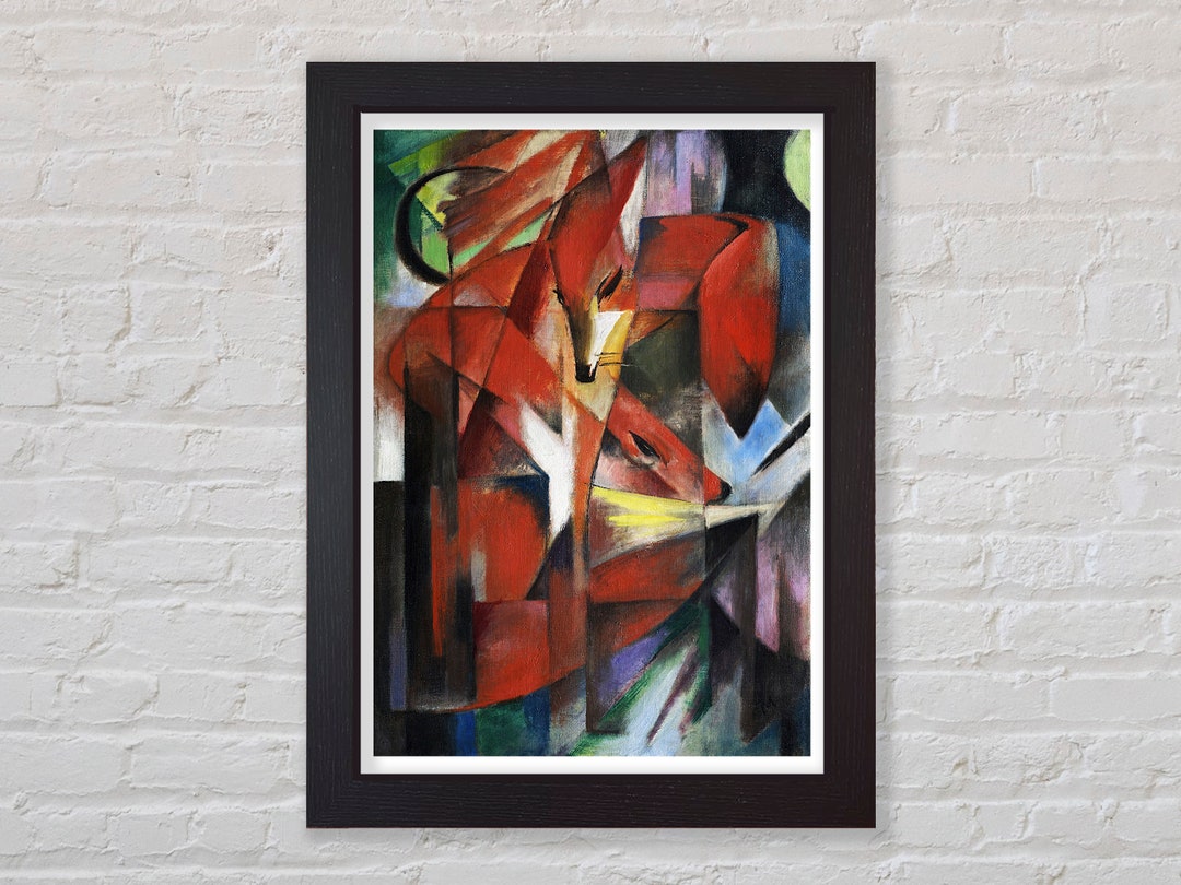 The Foxes by Franz Marc Art Print / Available Framed / Poster / Wall ...