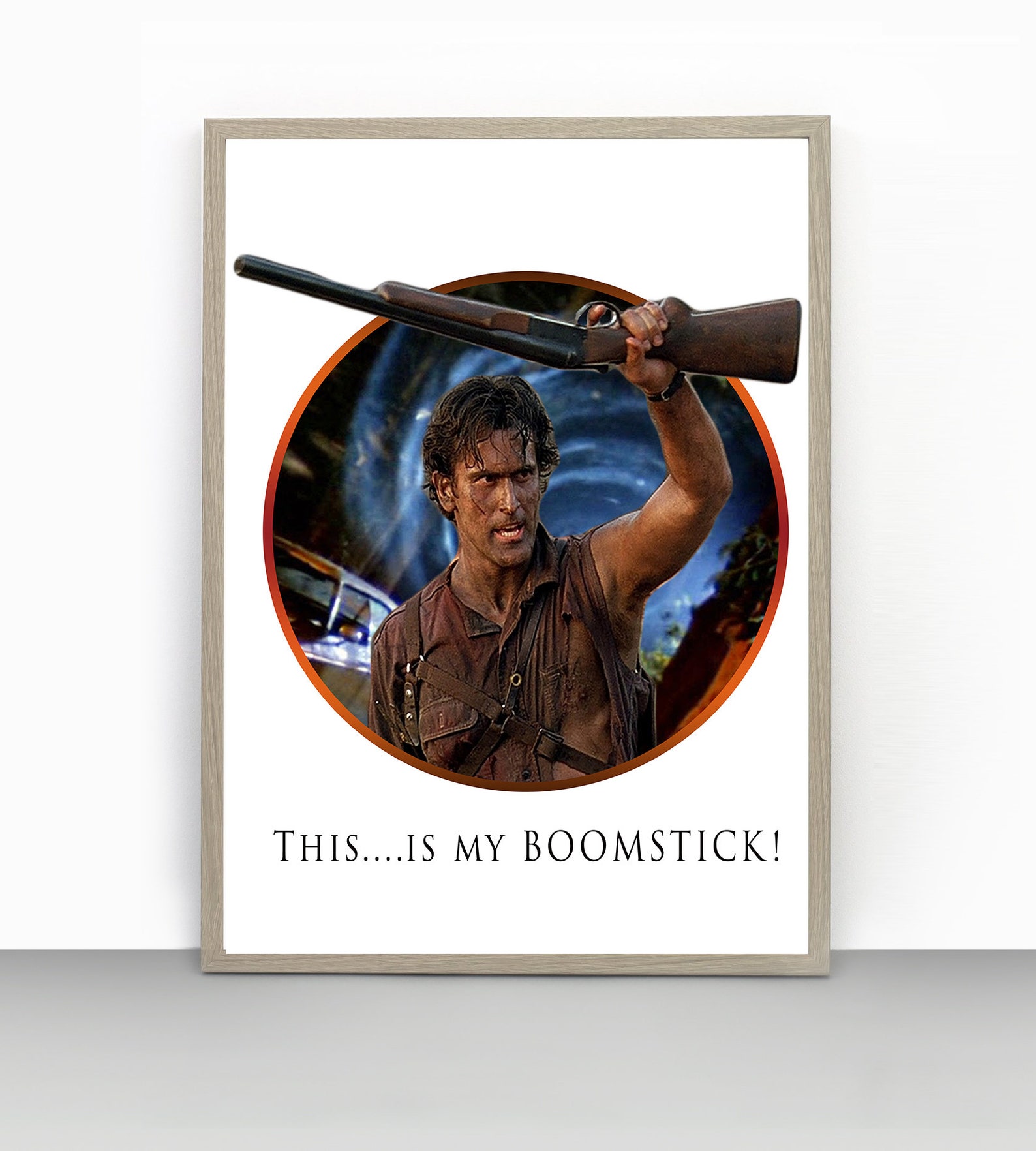 Ash Evil Dead Army of Darkness Boomstick Classic Movie Wall | Etsy