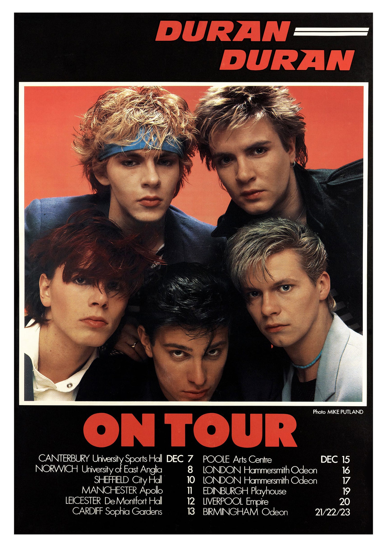 Framed Duran Duran Reproduction Concert Poster Print Wall Art - Etsy UK