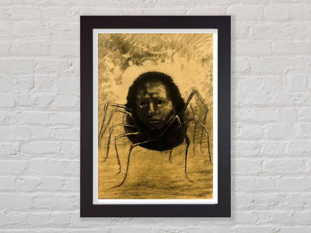 The Crying Spider by Odilon Redon Framed Art Print / Poster / Surreal ...